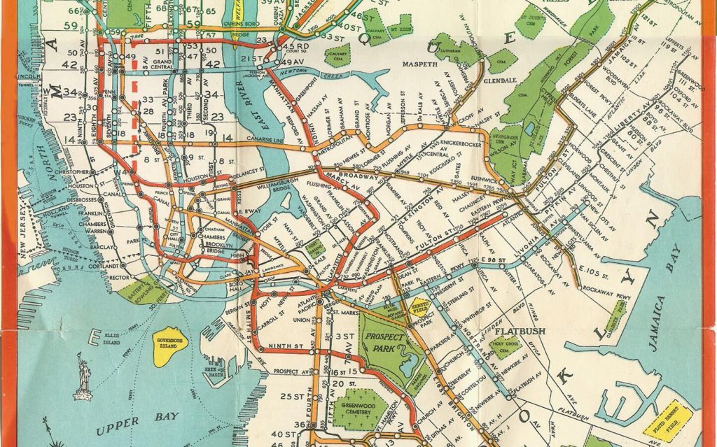 Brooklyn subway map - lakejas