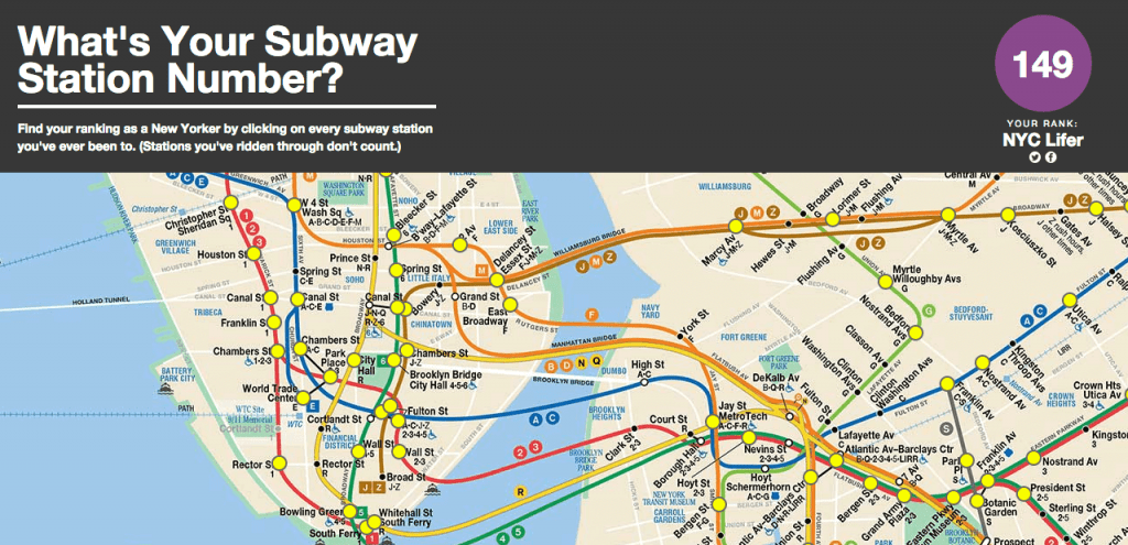 What's Your Subway Station Number? Find Out With This Interactive Map ...
