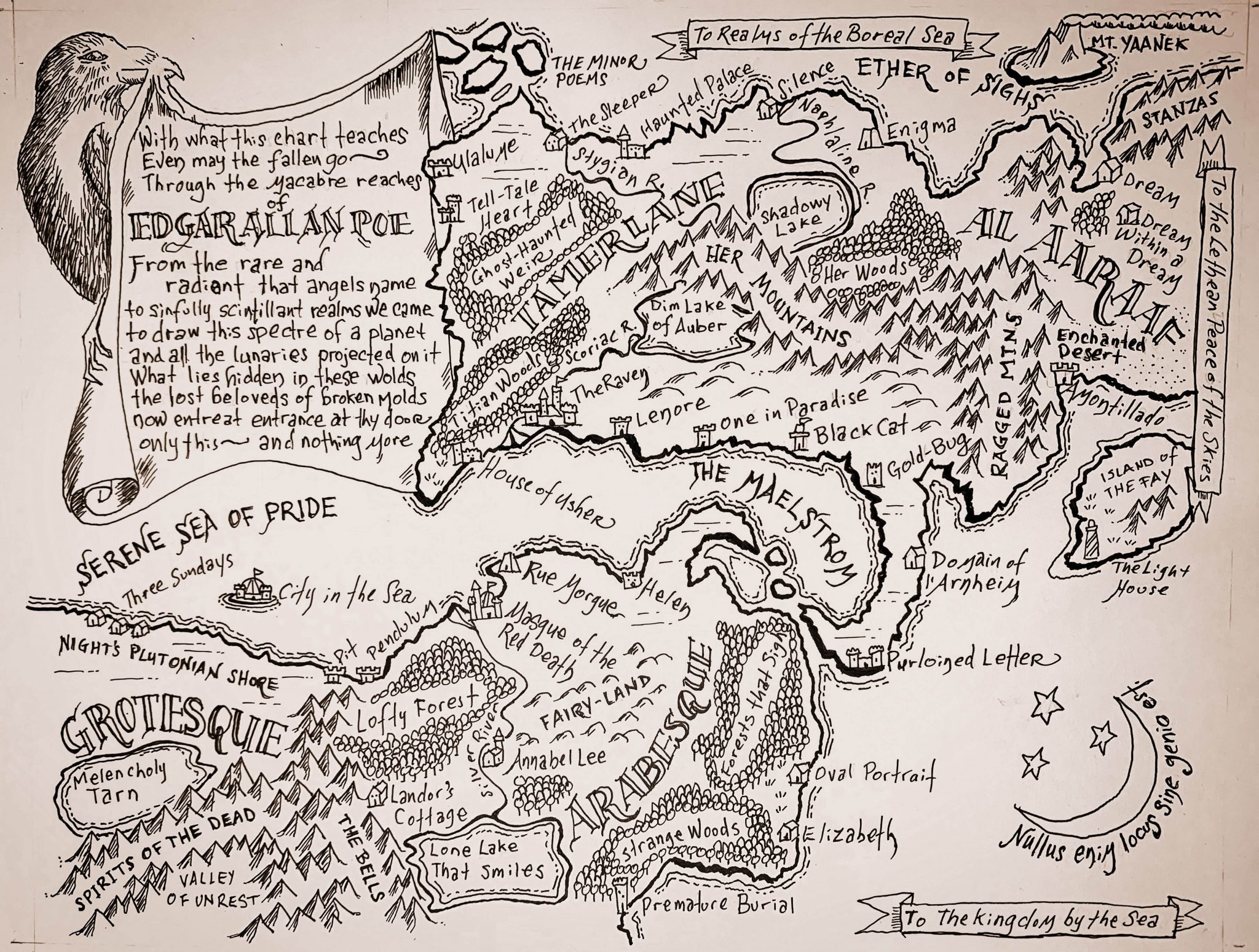 These fantastical maps explore the psychic blueprint of iconic artists ...