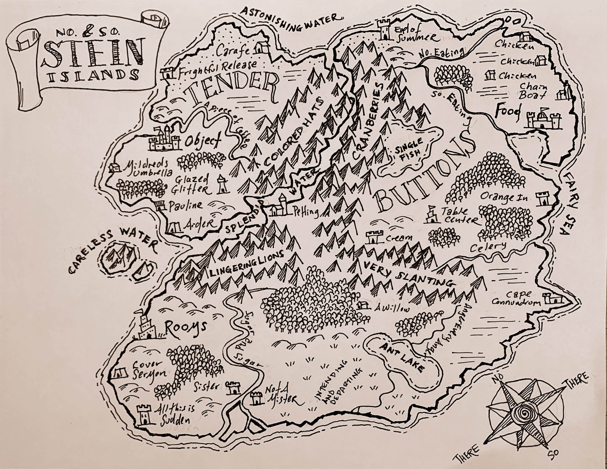 These fantastical maps explore the psychic blueprint of iconic artists ...