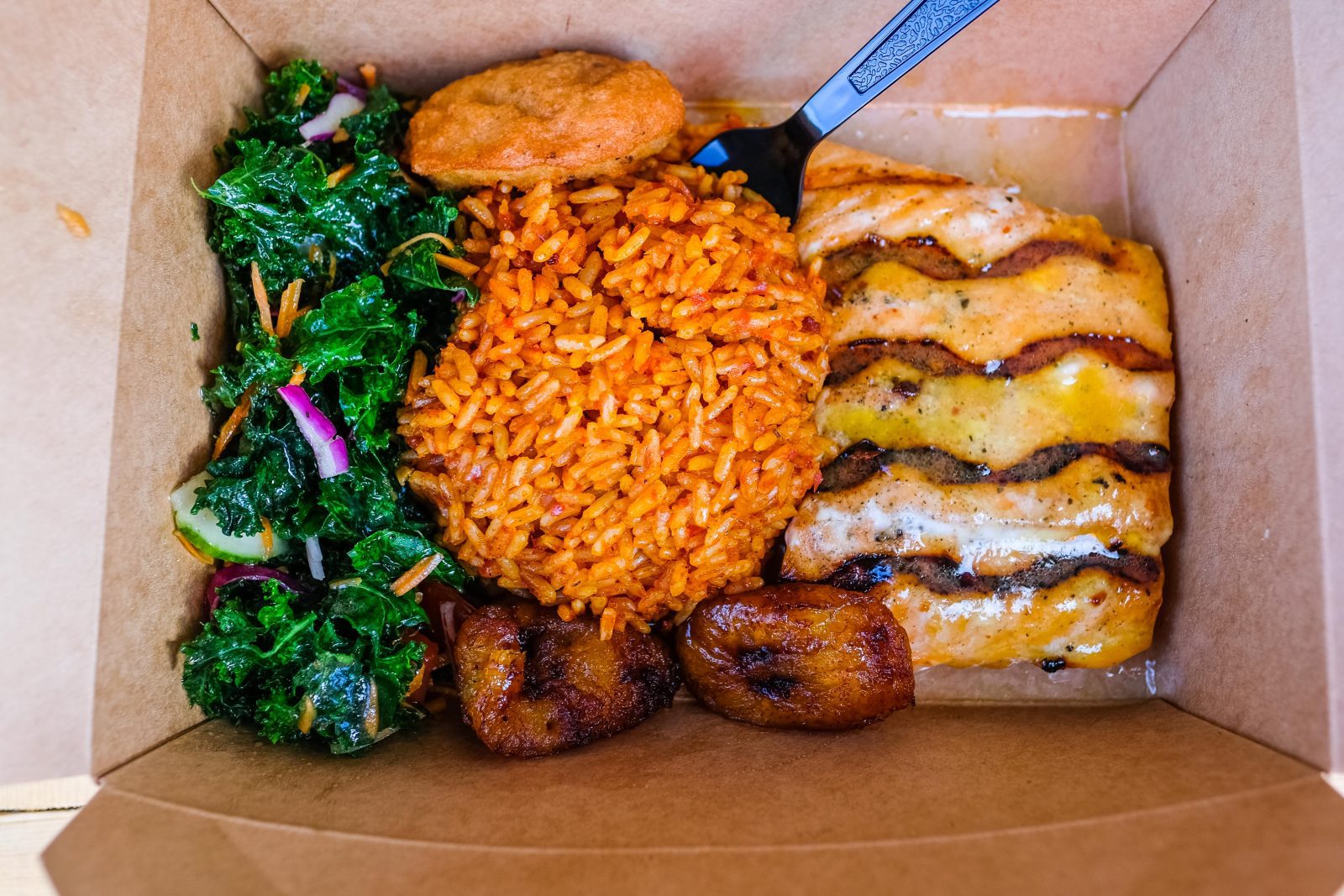 Superb West African food, dished out of a tiny takeout window in Bed ...