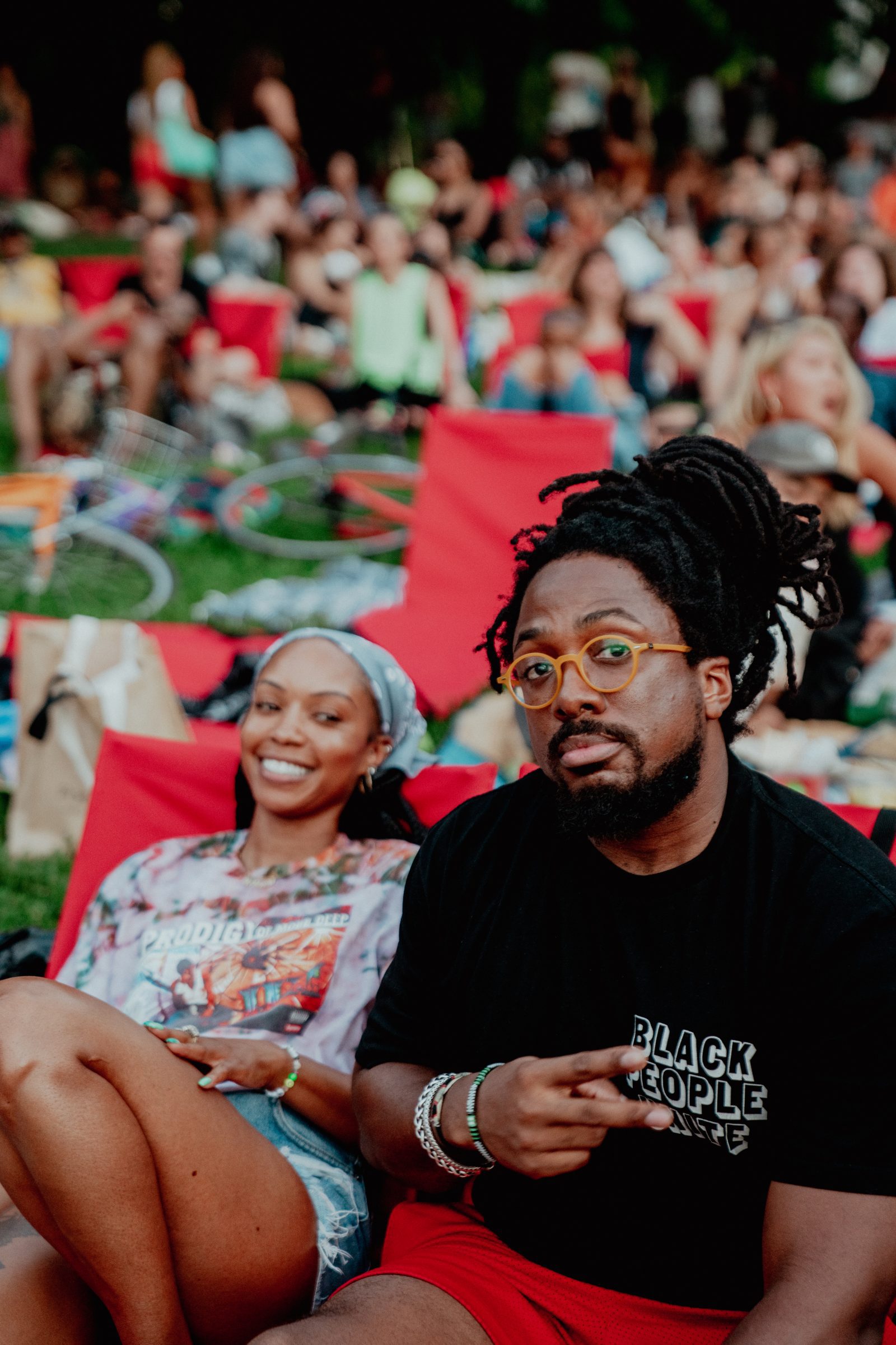 Scenes from 'Crooklyn' in Brooklyn last night, where Spike Lee himself ...