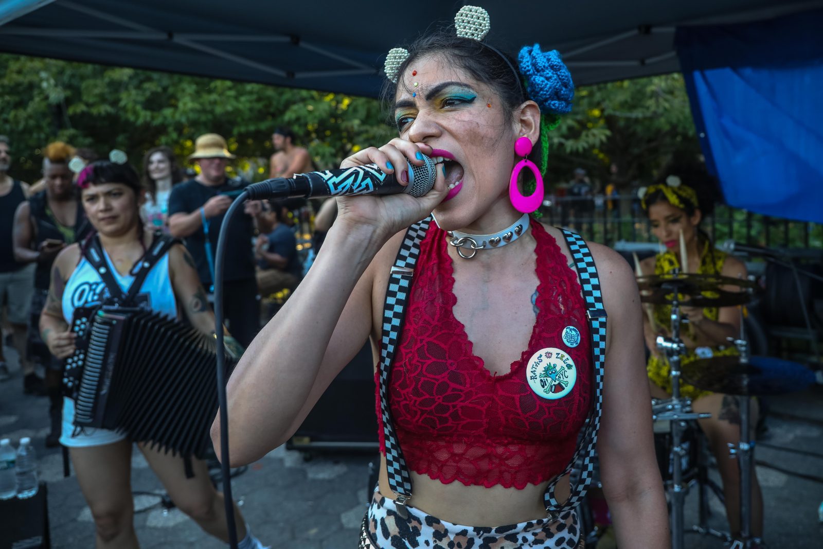 Scenes from Saturday's Punk Island takeover of Maria Hernandez Park - BKMAG