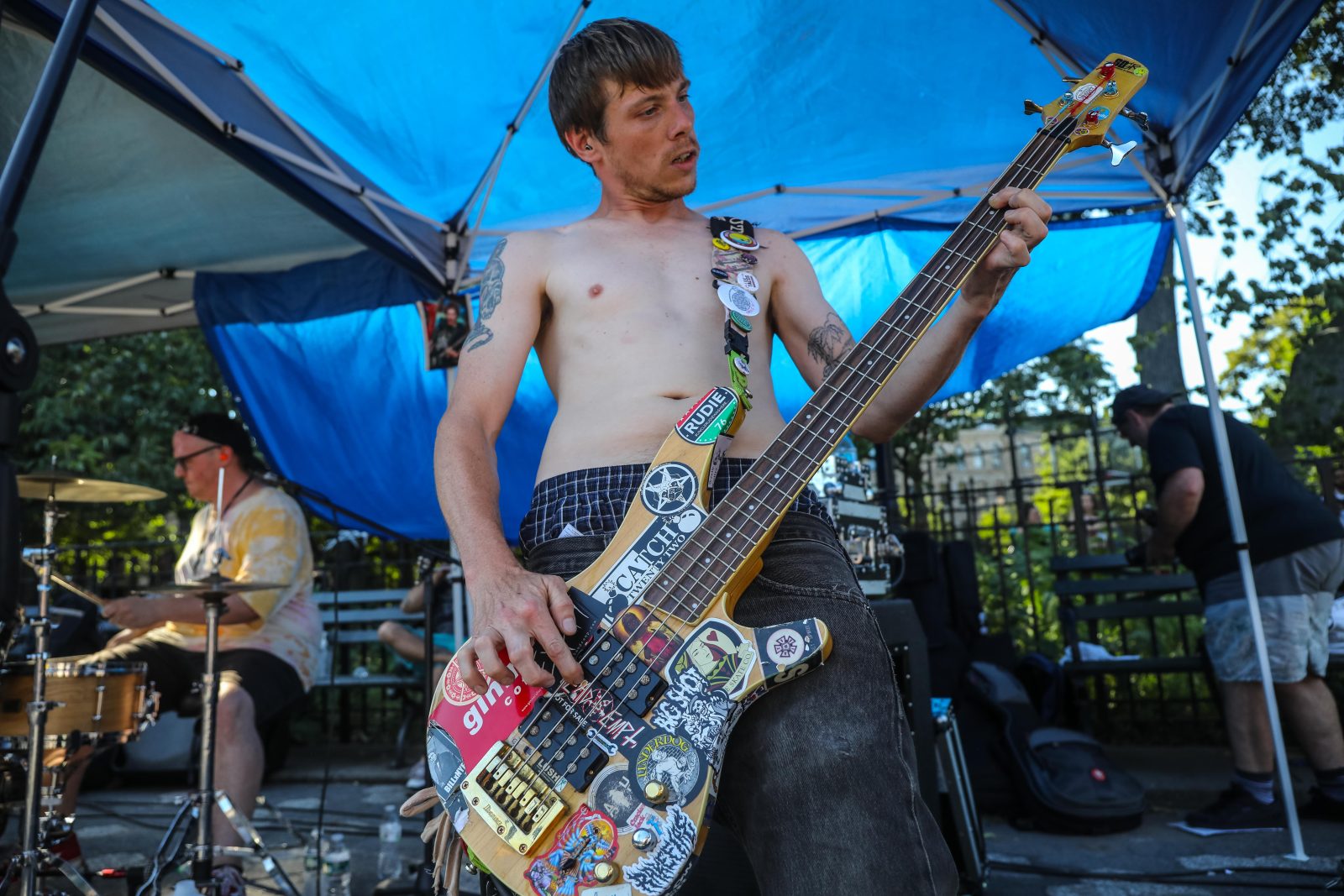 Scenes from Saturday's Punk Island takeover of Maria Hernandez Park - BKMAG