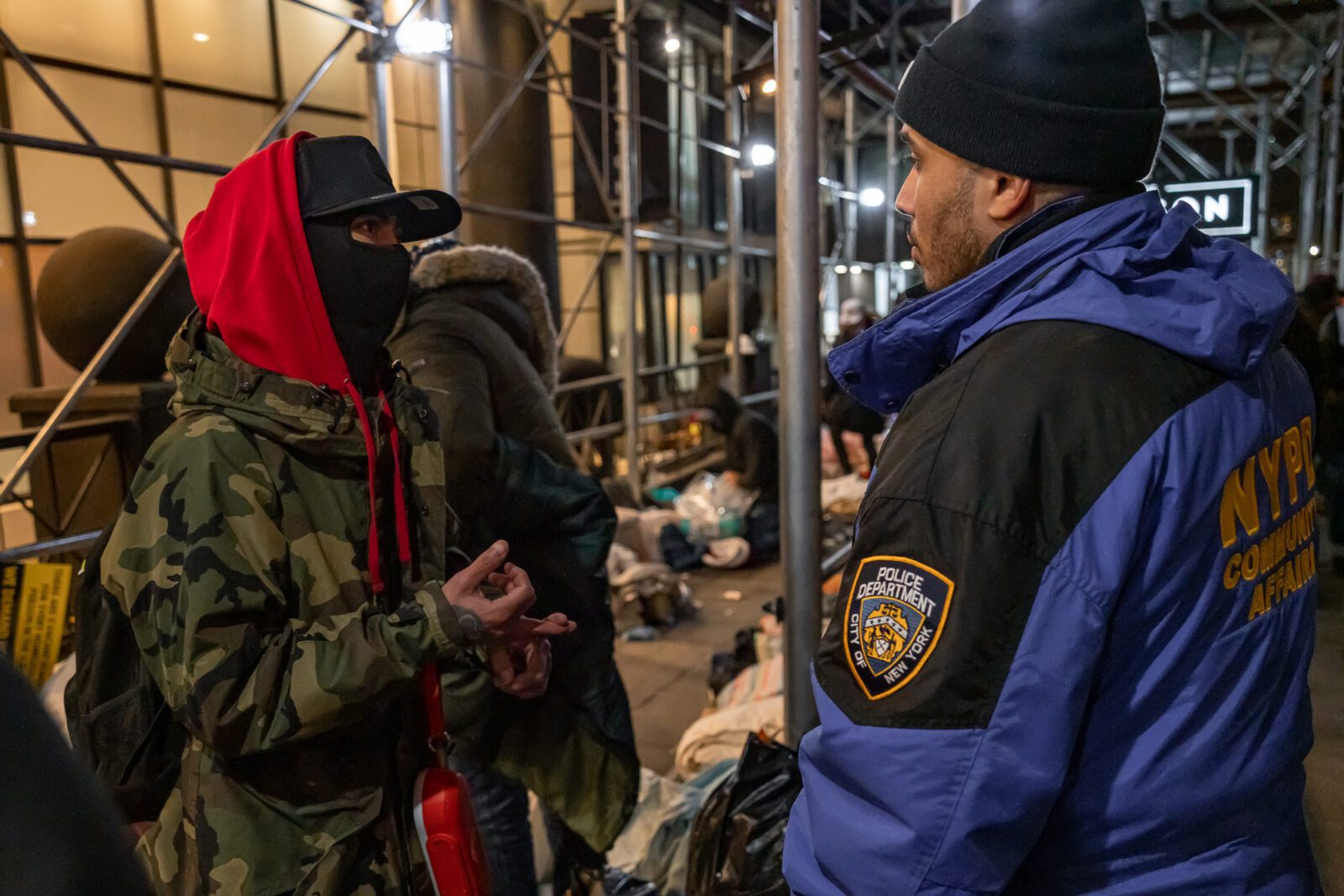 Scenes from the asylum seeker standoff at the Watson Hotel - BKMAG