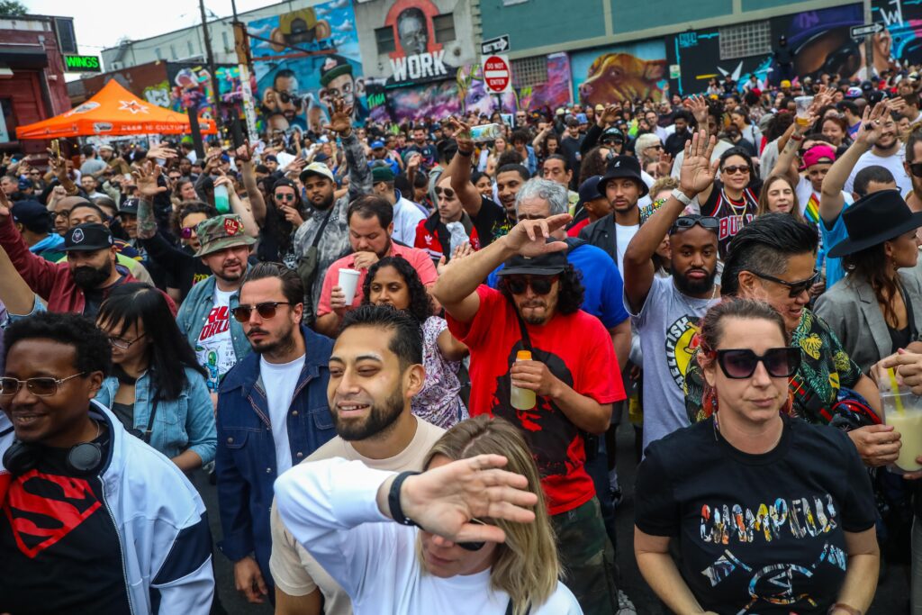 A celebration of hip hop and street art: Scenes from the Bushwick ...