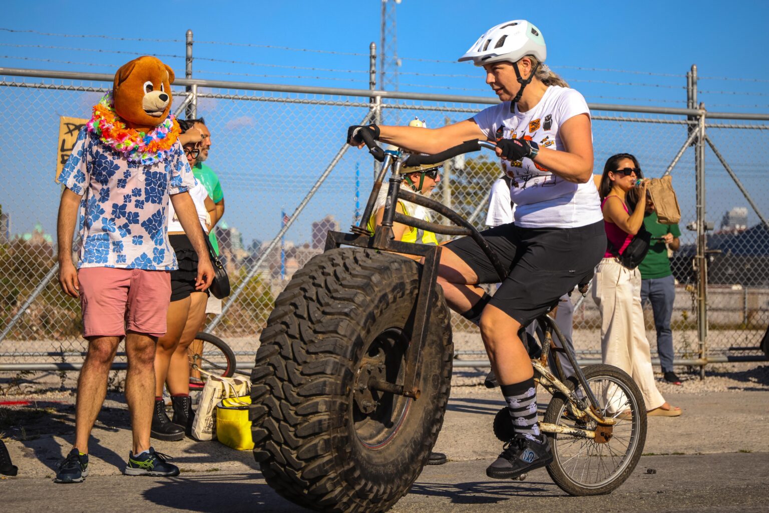 Mutant bikes, jousting and giddy mayhem: Scenes from Saturday's Bike ...