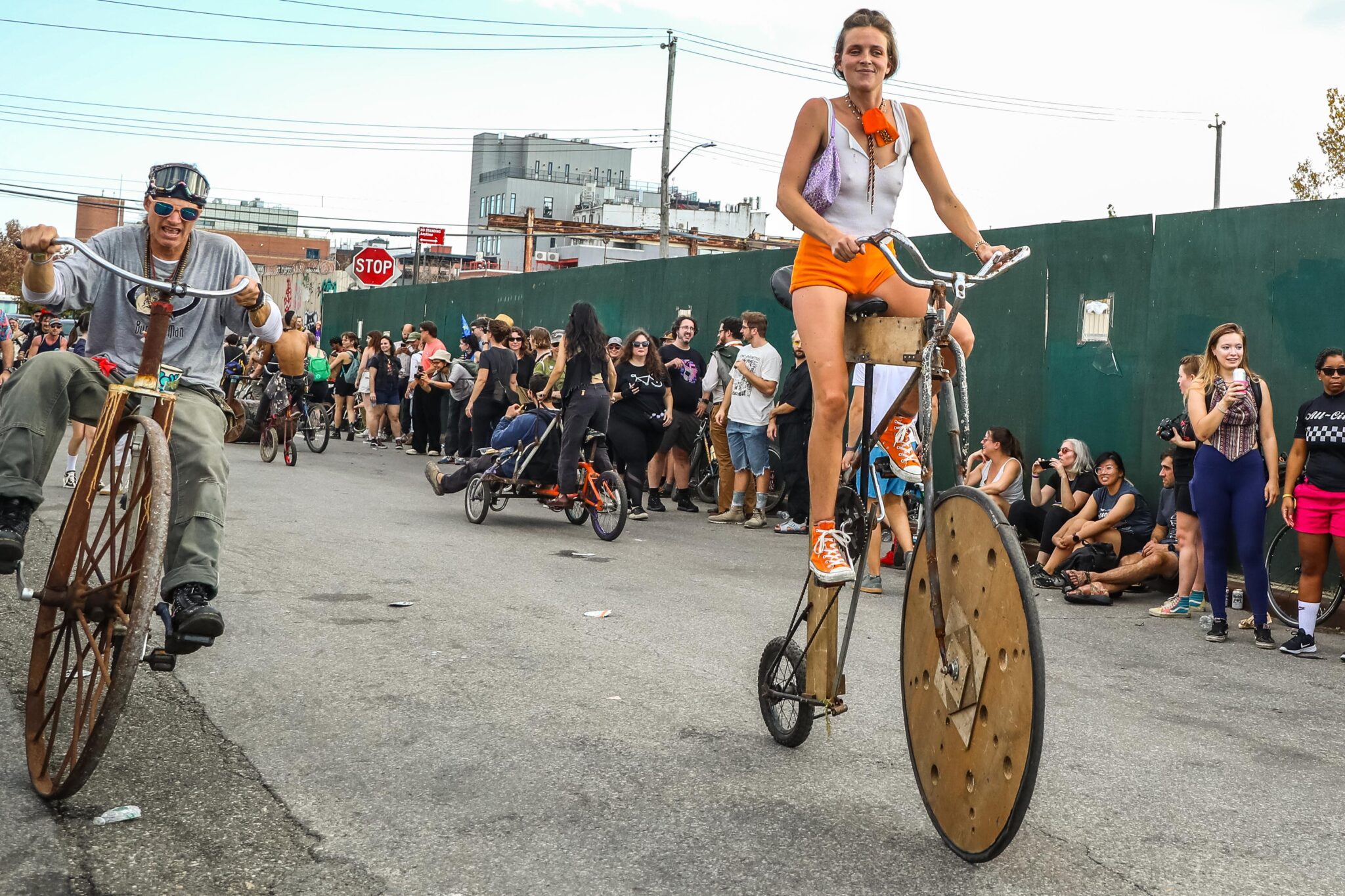 Mutant bikes, jousting and giddy mayhem: Scenes from Saturday's Bike ...