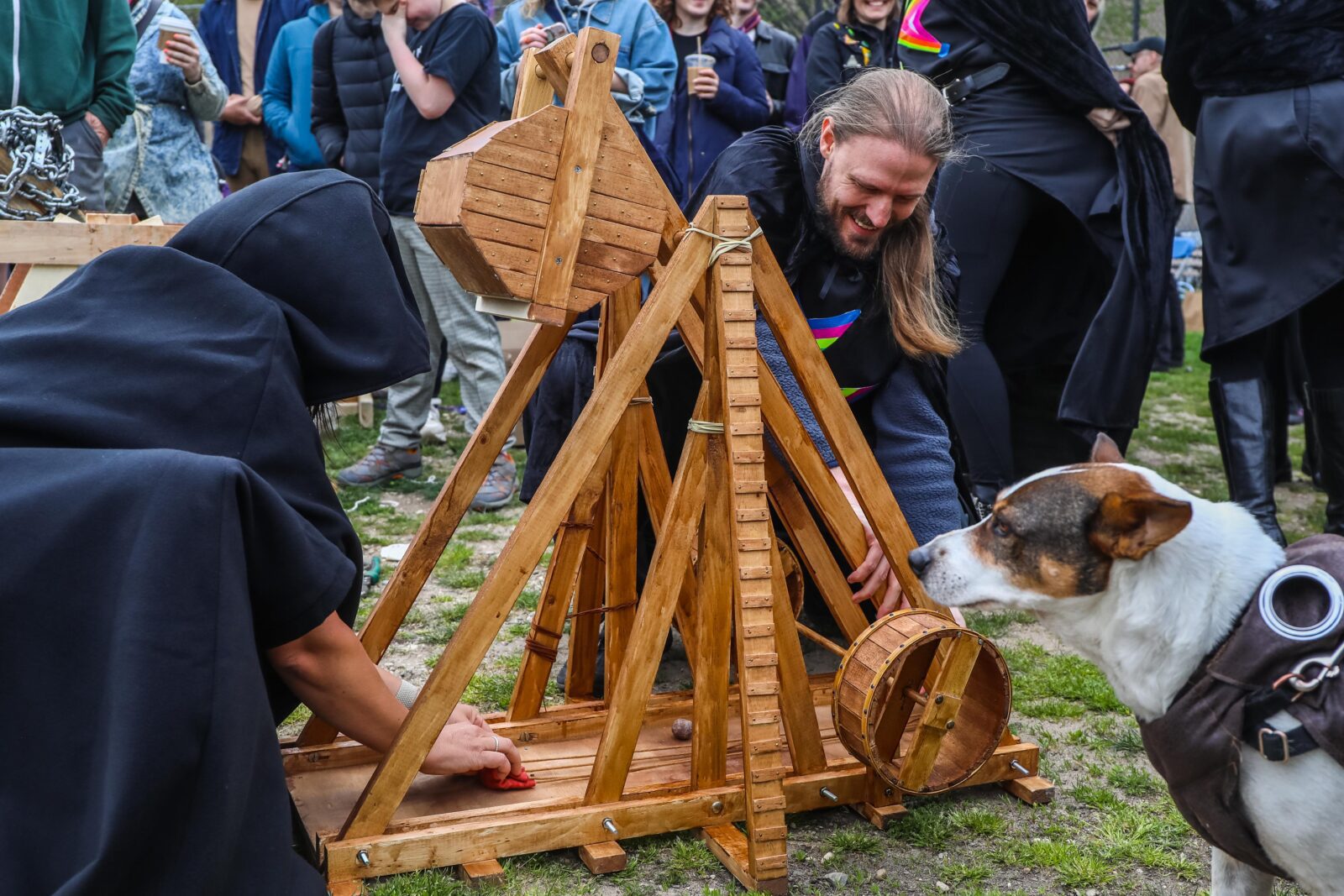 Scenes from The Great Trebulation, Brooklyn's best and only catapult ...