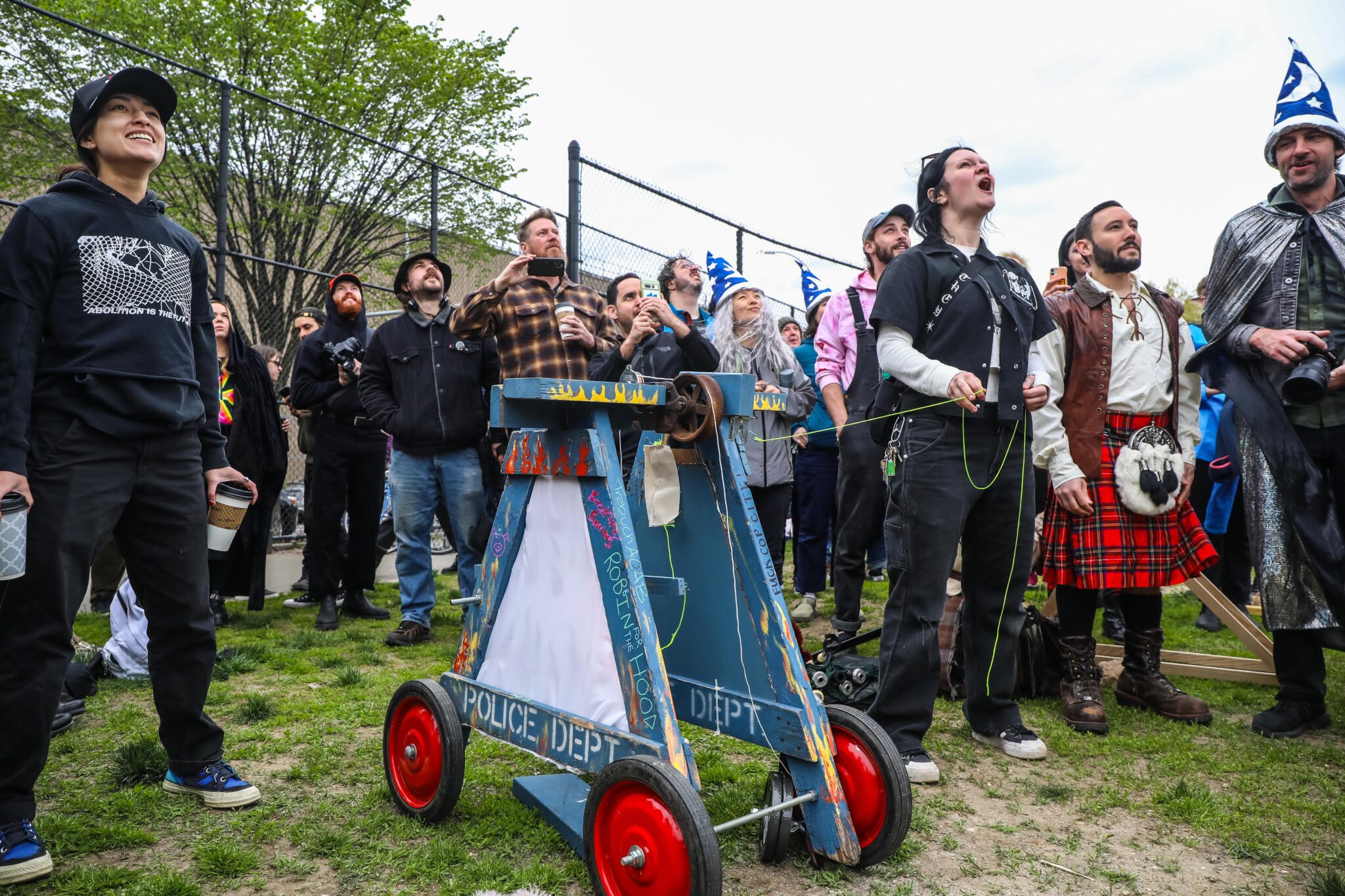 Scenes from The Great Trebulation, Brooklyn's best and only catapult ...